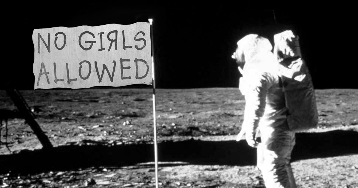 50 Years Later, Feminists Still Angry About Flag On Lunar Surface