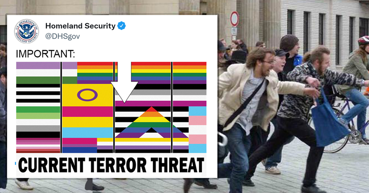 Mass Panic After Dept. Of Homeland Security Releases Pride-Themed ...